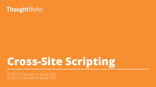 XSS and Broken authentication | PPT