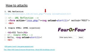 Xss and sql injection | PDF