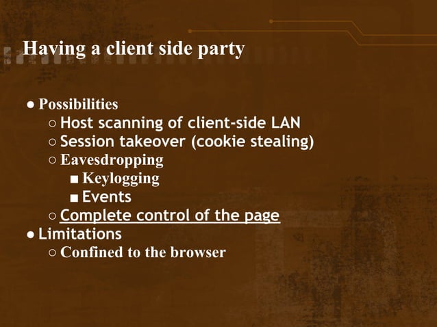 XSS Lightning talk | PDF