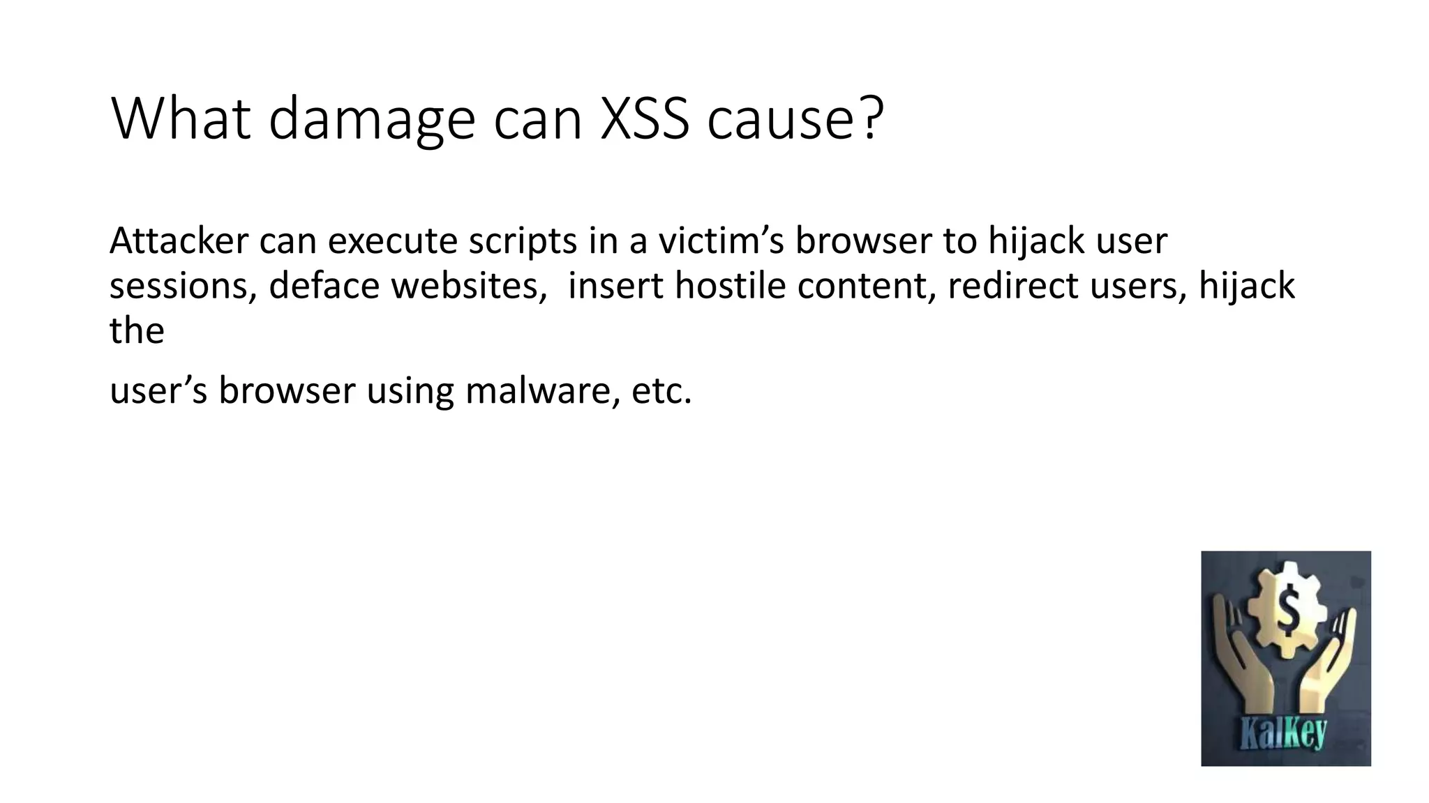 Xss ppt | PPTX