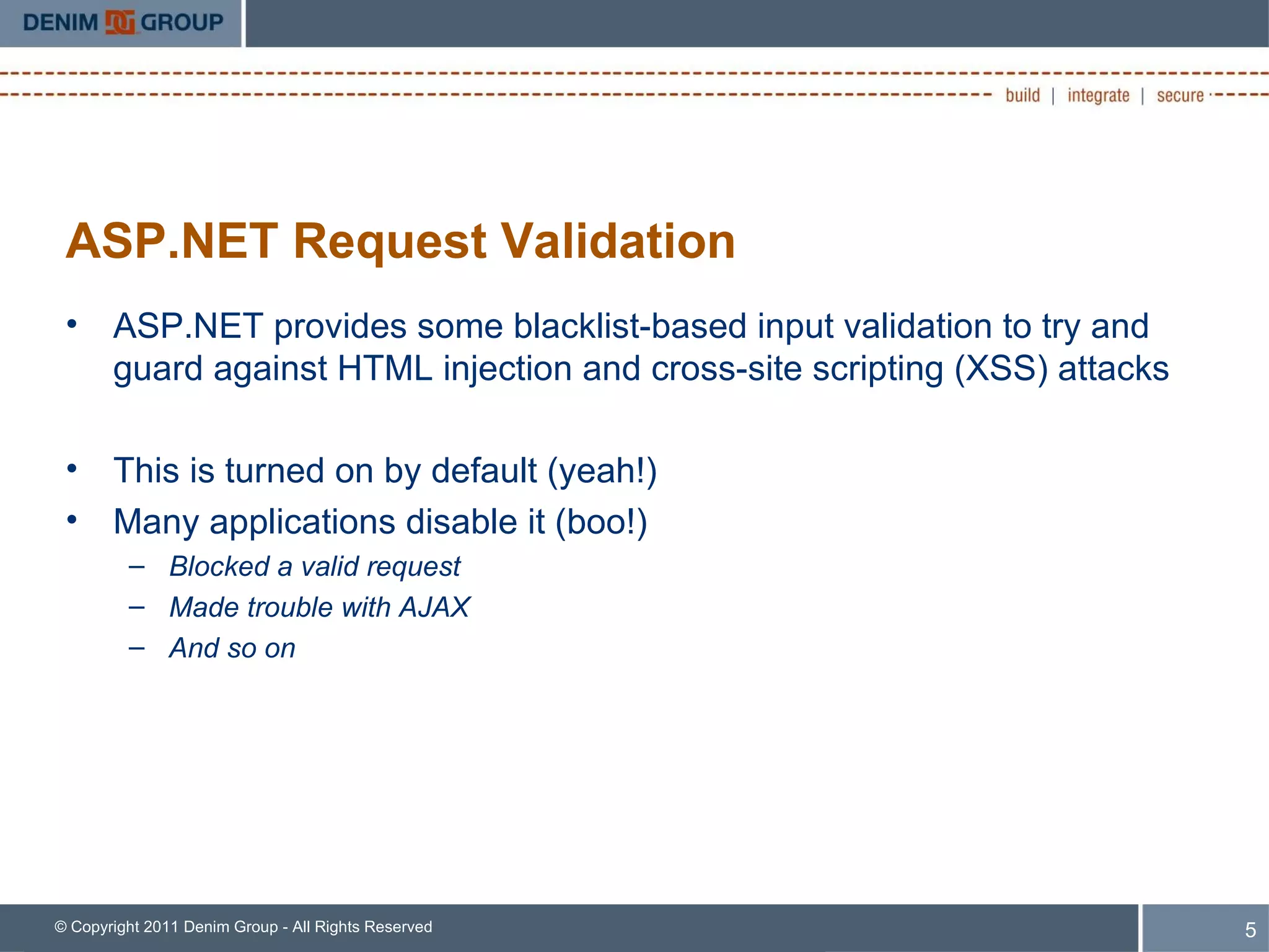 OWASP ESAPI and Microsoft Web Libraries in Cross-Site Scripting | PPT