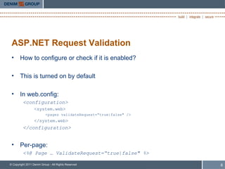 OWASP ESAPI and Microsoft Web Libraries in Cross-Site Scripting | PPT