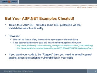 OWASP ESAPI and Microsoft Web Libraries in Cross-Site Scripting | PPT