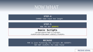Xss stored dvwa solution series | PPT