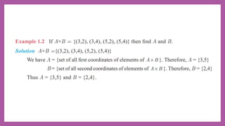 X std maths - Relations and functions (ex 1.1) | PPT