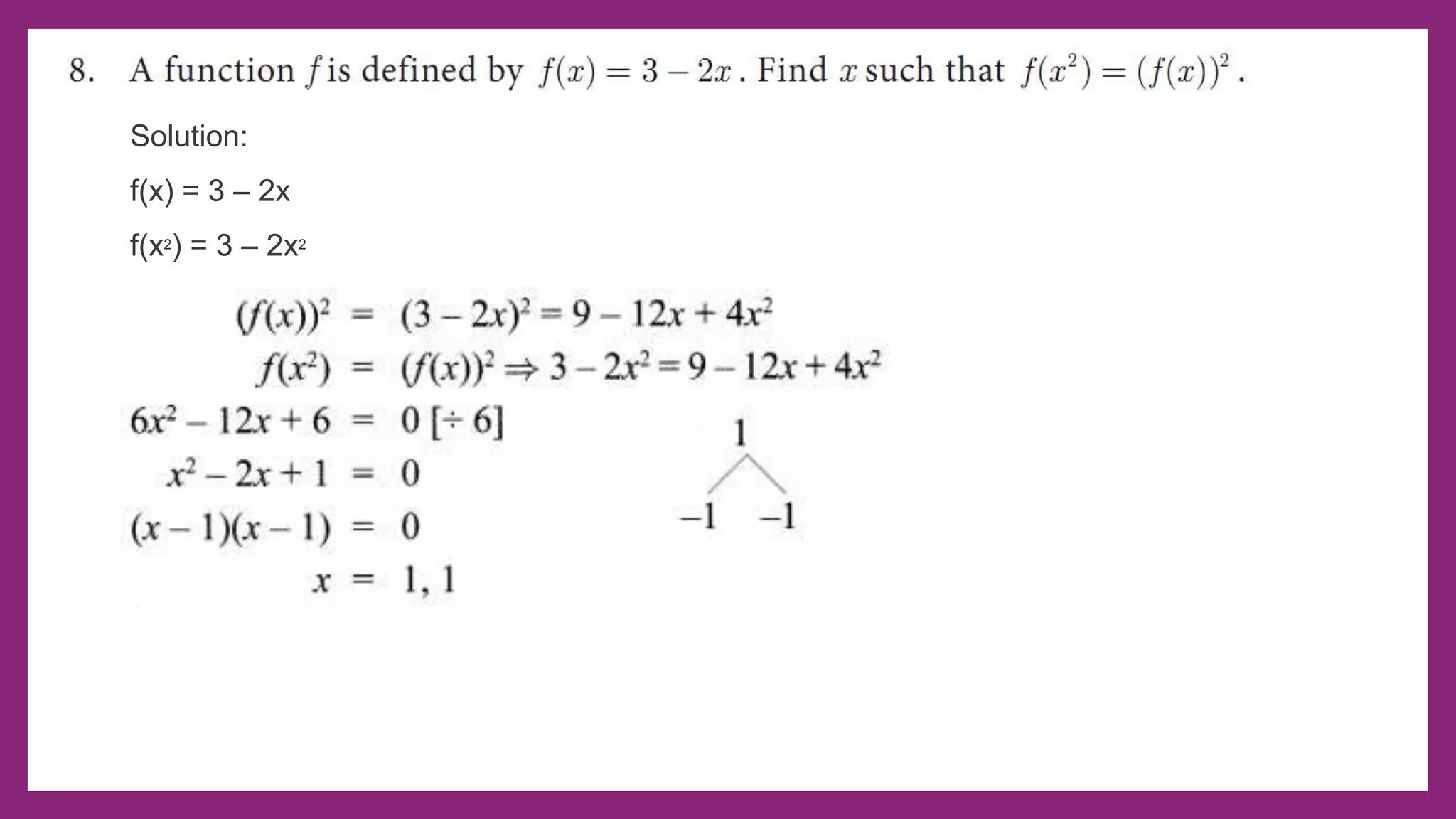 X std maths - Relations and functions (ex 1.3) | PPT | Free Download