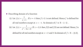 X std maths - Relations and functions (ex 1.3) | PPT