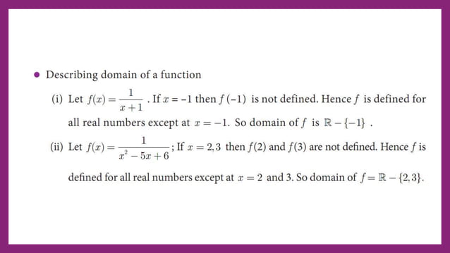 X std maths - Relations and functions (ex 1.3) | PPT