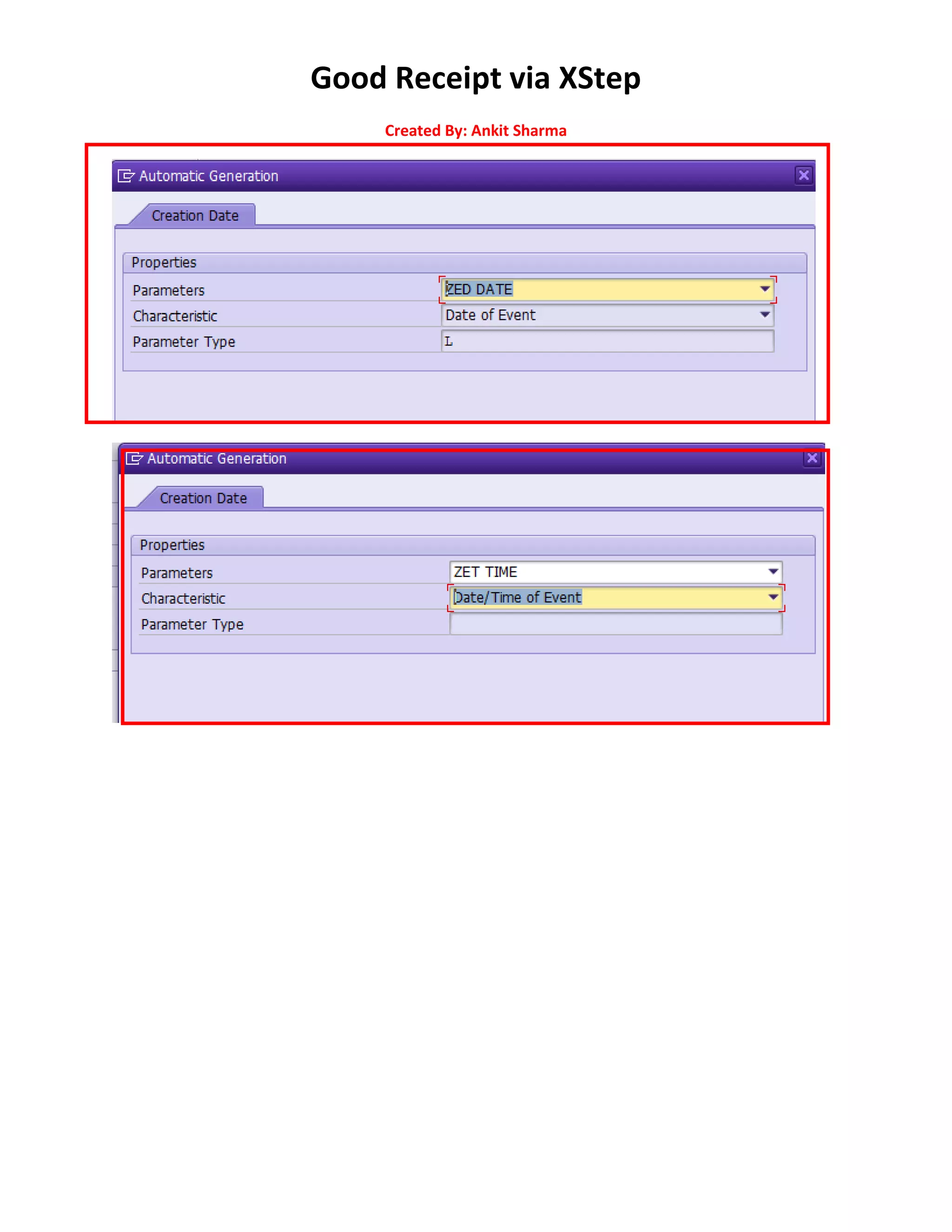 Good Receipt via XStep - Process Management | PDF