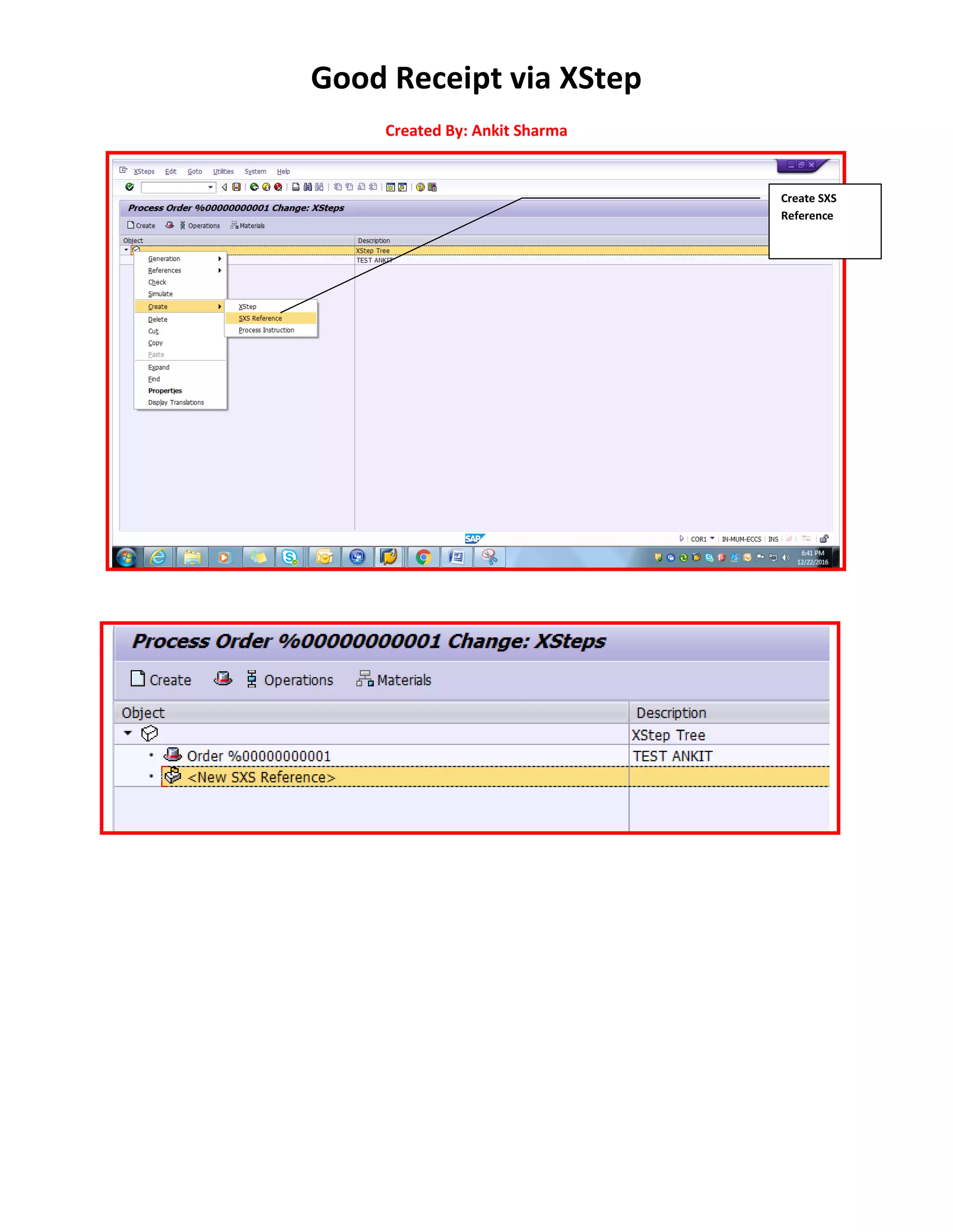 Good Receipt via XStep - Process Management | PDF