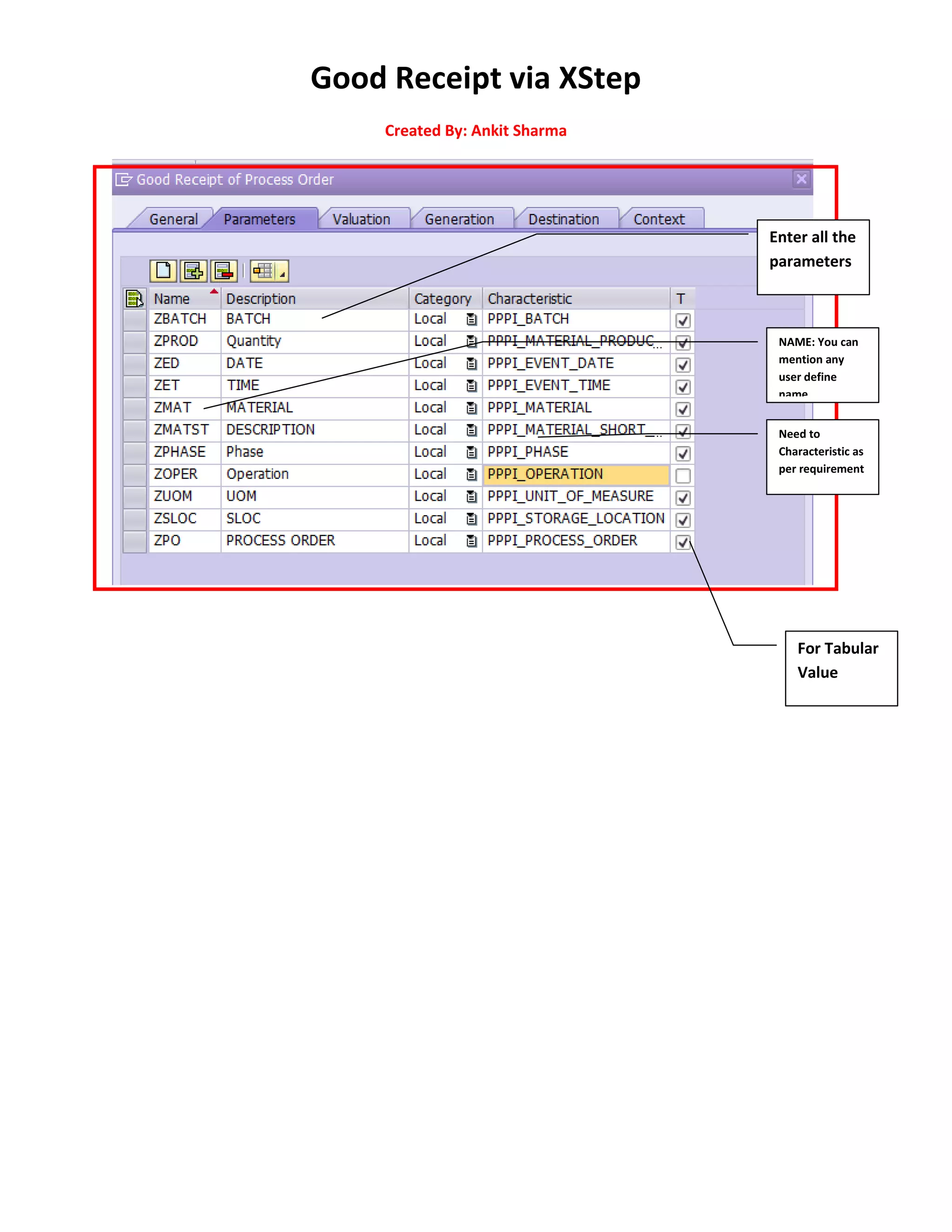 Good Receipt via XStep - Process Management | PDF