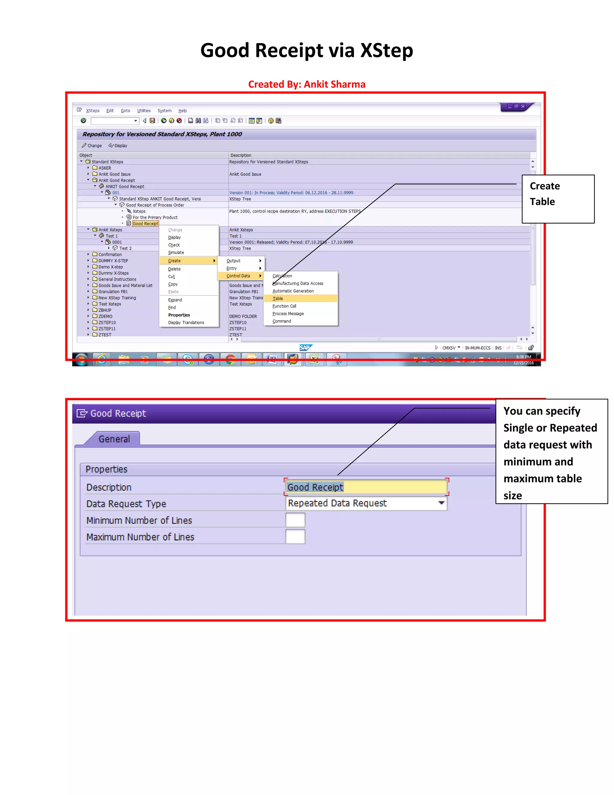 Good Receipt via XStep - Process Management | PDF