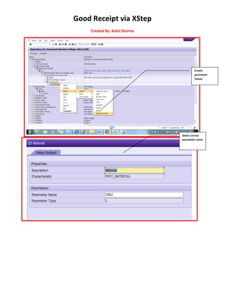 Good Receipt via XStep - Process Management | PDF