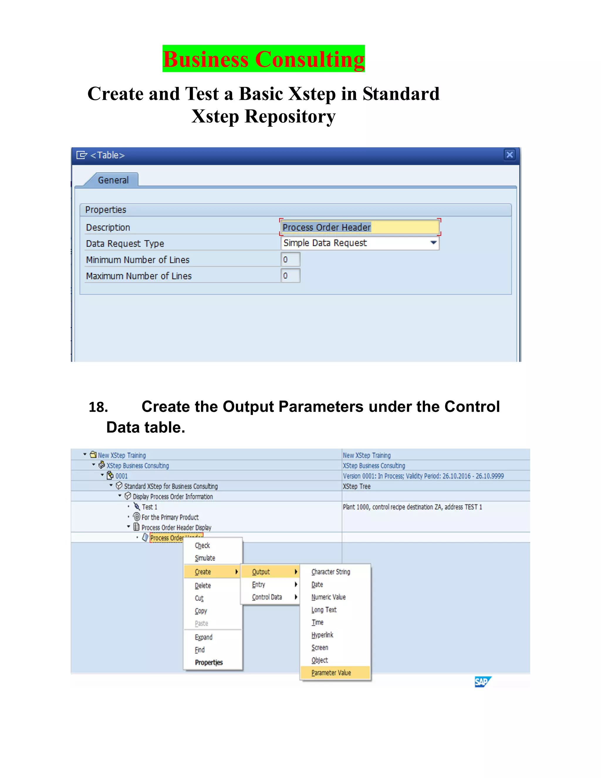 Create SAP Xstep - SAP PP-PI | PDF