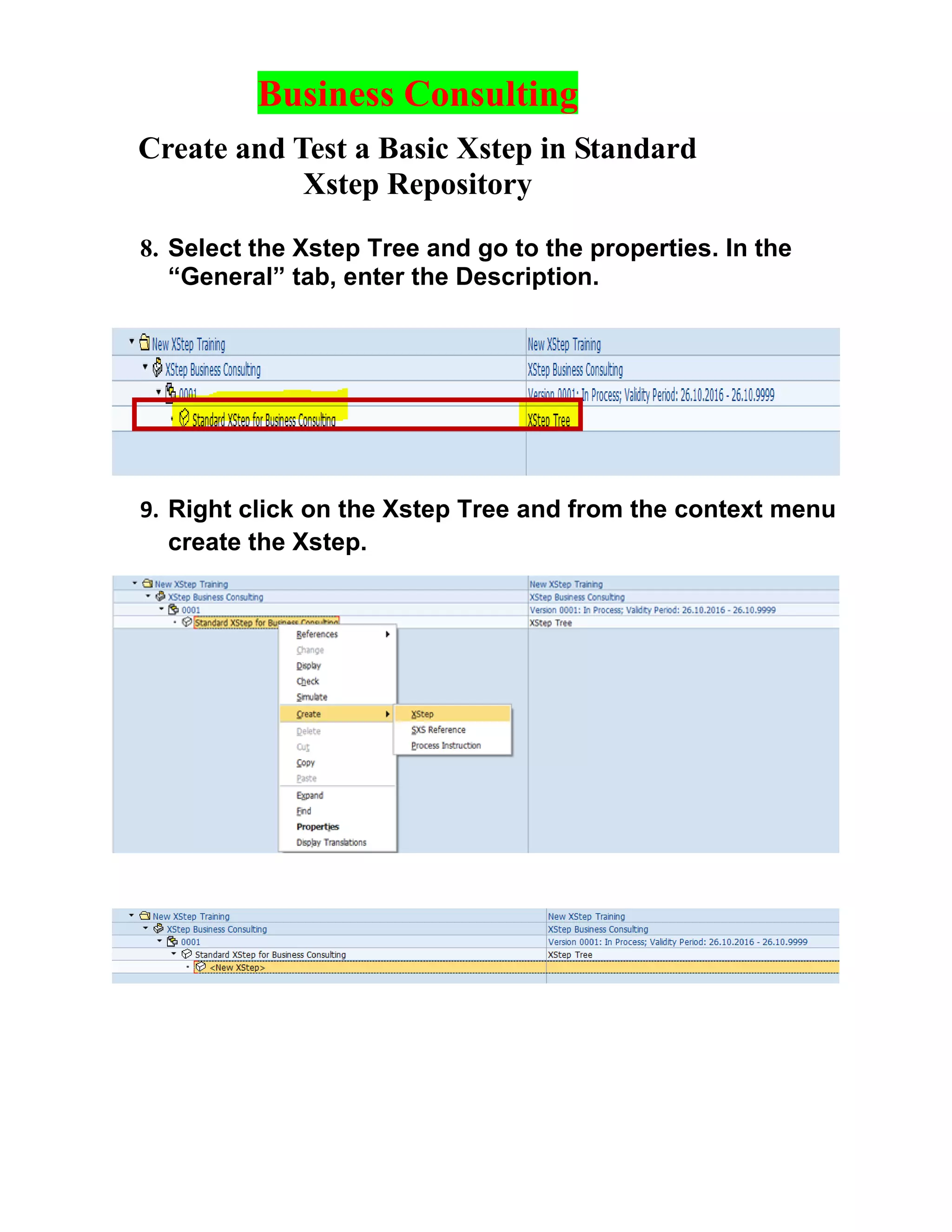 Create SAP Xstep - SAP PP-PI | PDF