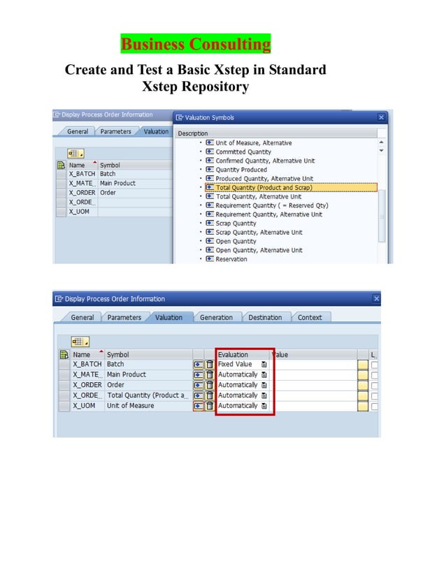 Create SAP Xstep - SAP PP-PI | PDF | Education