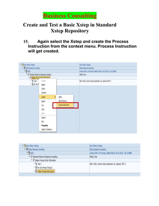 Create SAP Xstep - SAP PP-PI | PDF