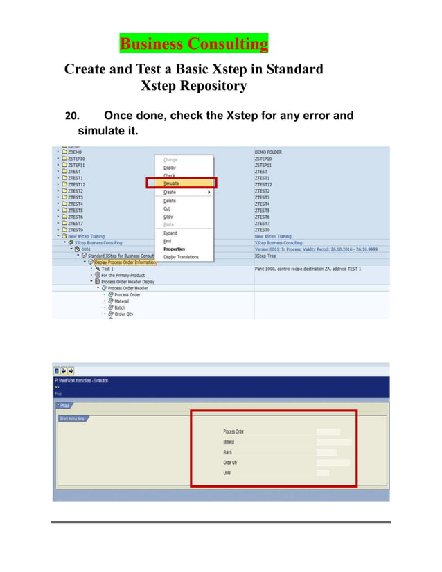 Create SAP Xstep - SAP PP-PI | PDF | Education