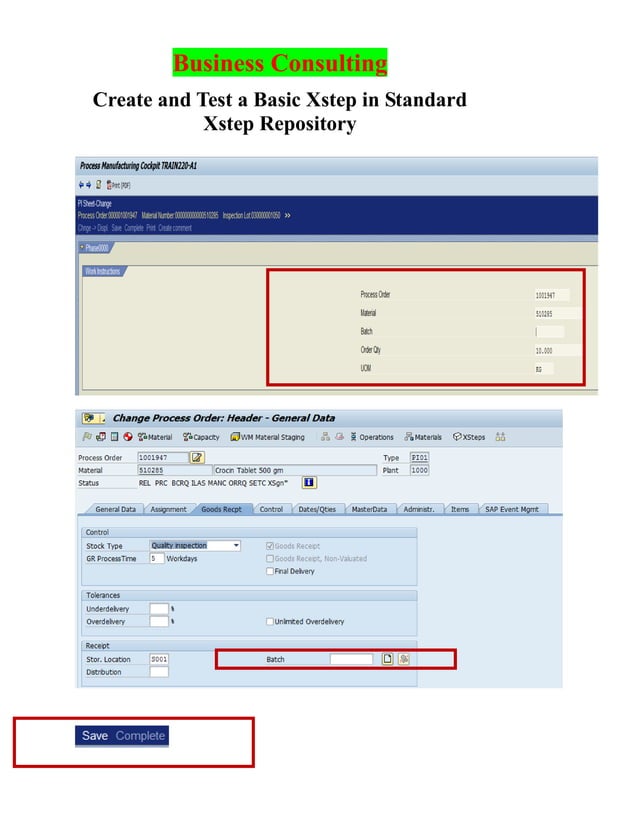 Create SAP Xstep - SAP PP-PI | PDF | Education