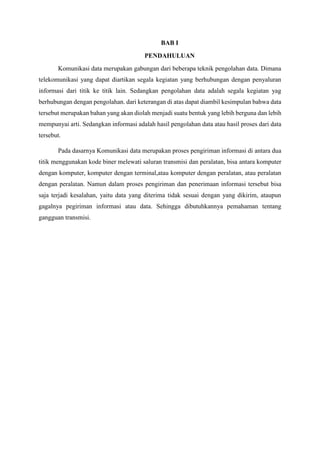 Tugas makalah komunikasi data | DOCX