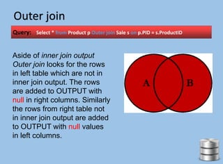 SQL Join Basic | PPTX