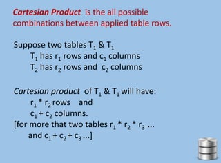 SQL Join Basic | PPTX