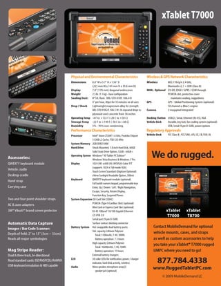 New Tablet PC - xTablet T7000 | PDF