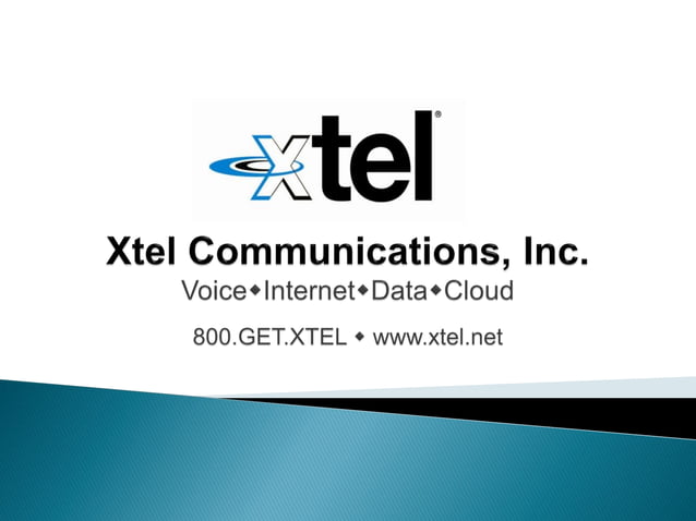 Xtel overview slideshow | PPT