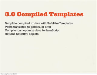 Ext GWT 3.0 Advanced Templates | PDF