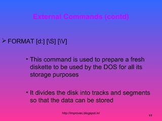Xternal commands.31
