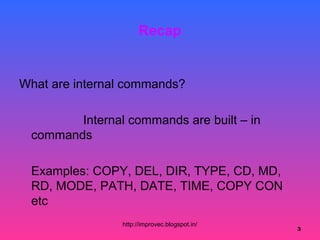 Xternal commands.31