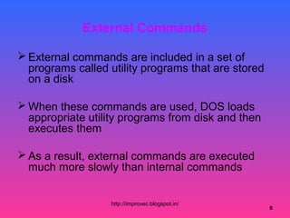 Xternal commands.31