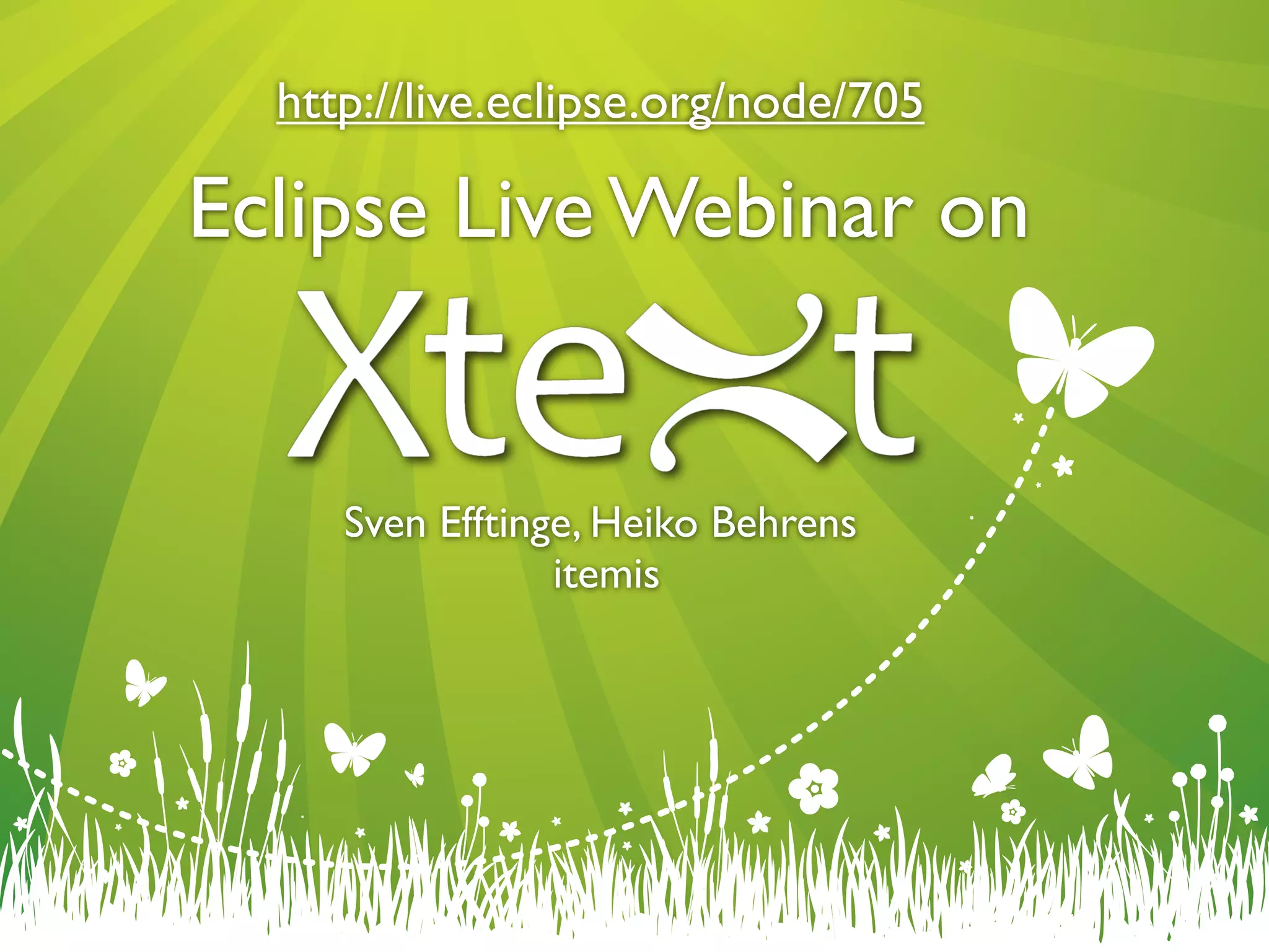 Xtext Webinar | PPT