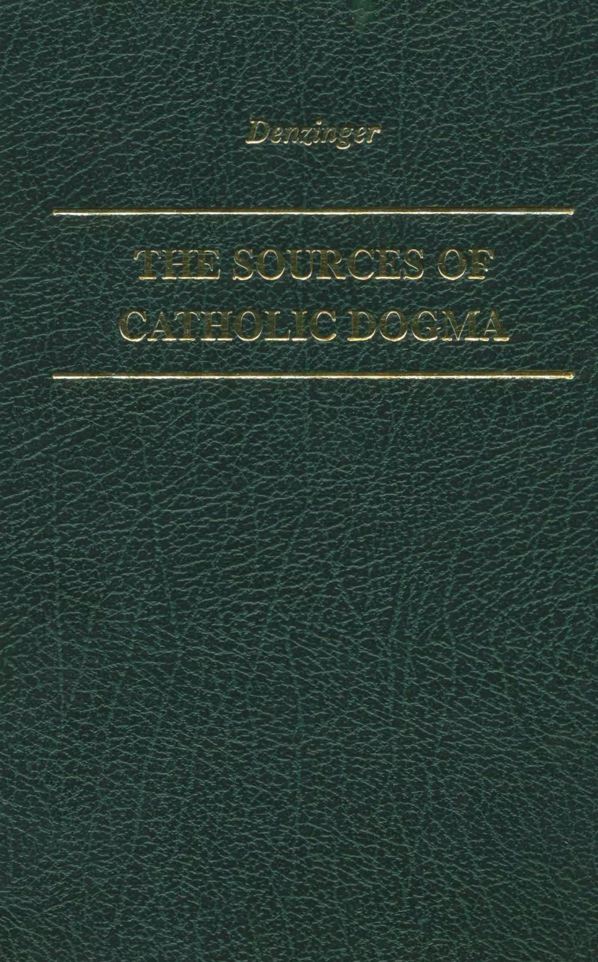Enchiridion symbolorum - The sources of Catholic dogma (EN) | PDF
