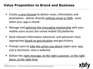 Xtify overview | PPT