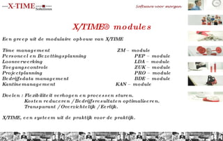 X/TIME Software | PPT