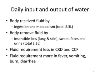 Fluid & electrolytes finalize 2 (2) | PPTX