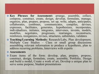 Bloom’s taxonomy | PPTX