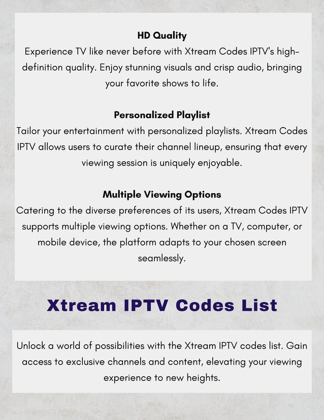Xtream Codes IPTV List | PDF | Home Entertainment Systems | Consumer Electronics