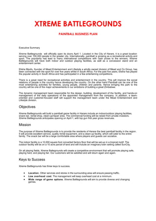 Xtreme battlegrounds | DOC