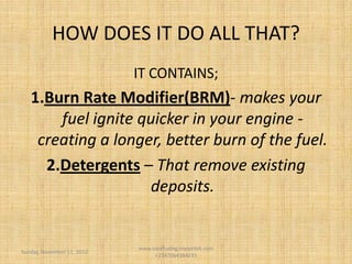 Syntek Global Xtreme fuel treatment overview | PPT