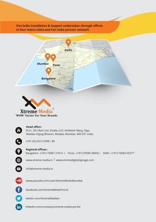 Xtreme Media Pvt. Ltd., Maharashtra, LED Video Wall & Digital Signages ...