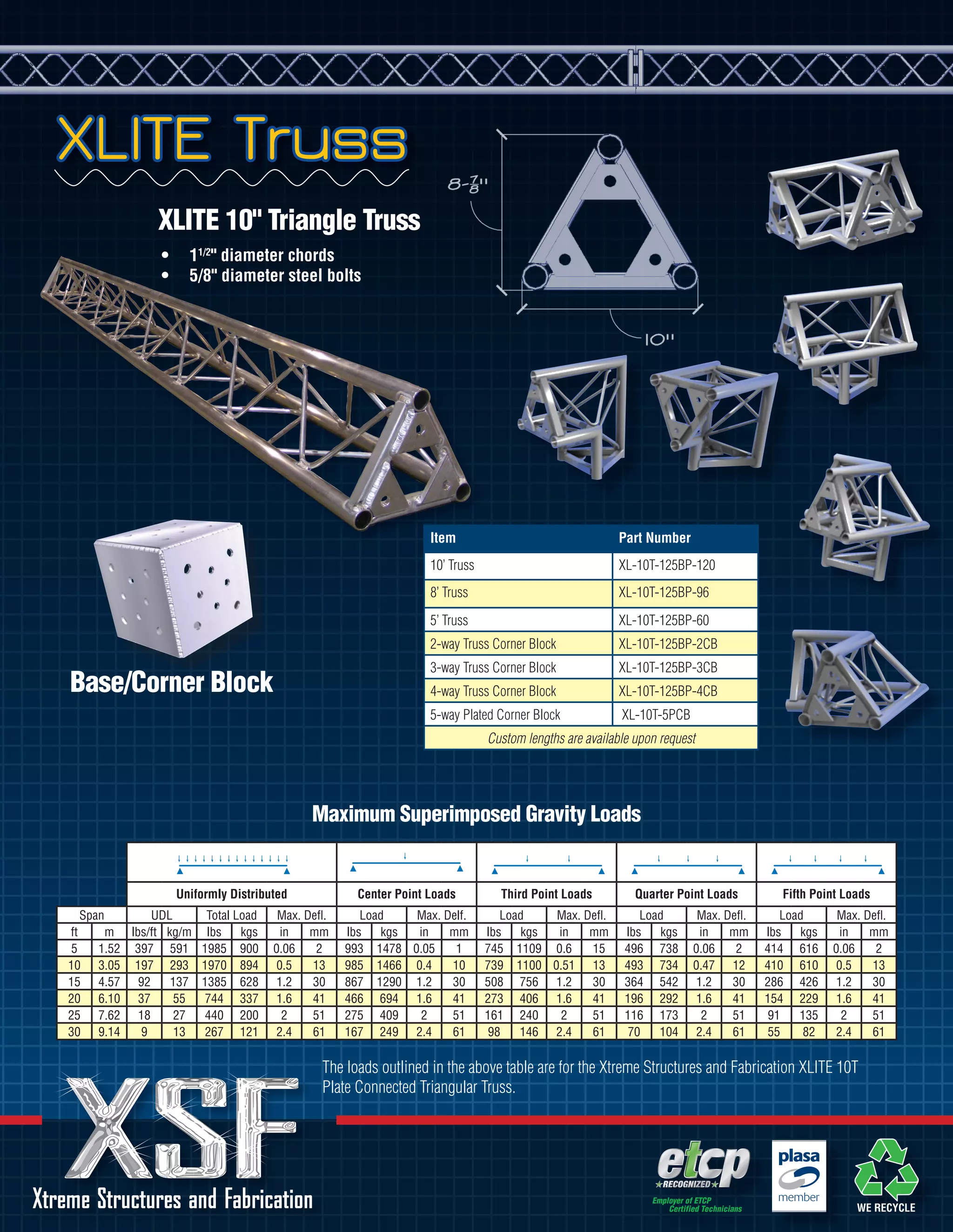 XFS - Xtreme Structure and Fabrication - Symtems Truss/ Box Truss | PDF
