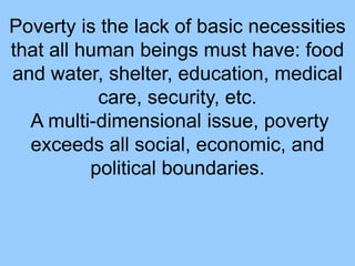 Poverty - BAF 2 | PPTX