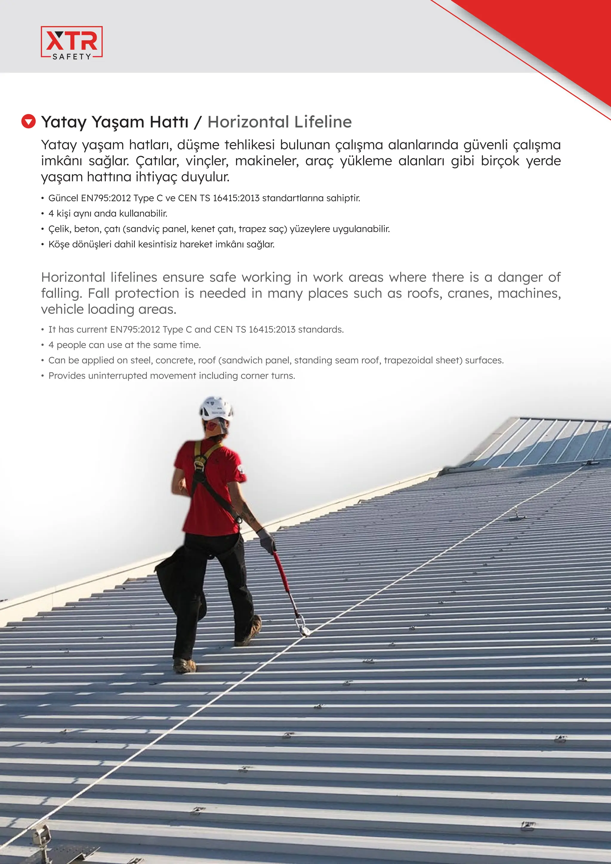XTR Safety Fall Protection Systems - Horizontal Lifeline and Vertical ...