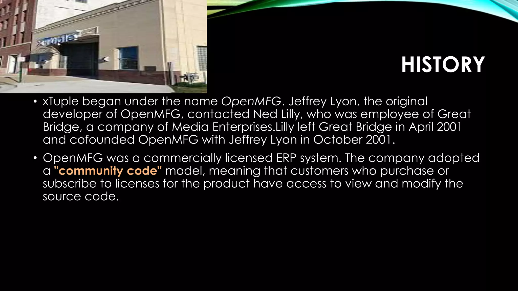 X tuple open erp system | PPT