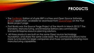 X tuple open erp system | PPT