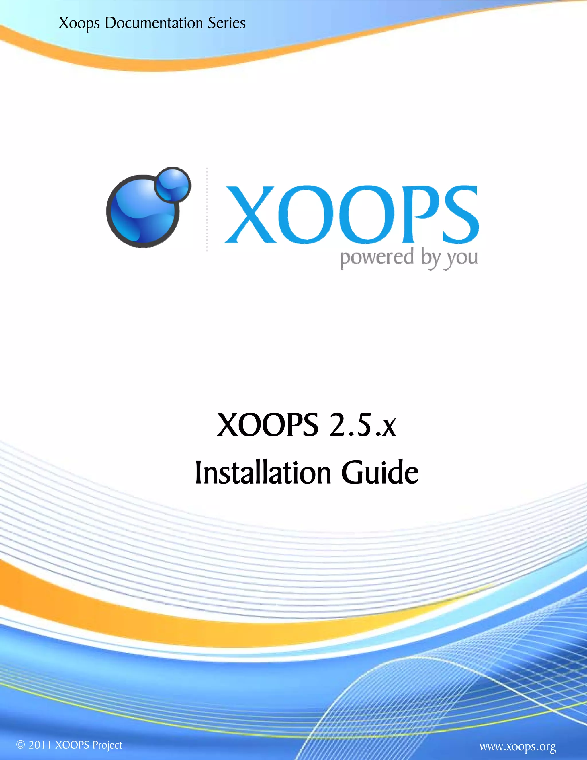 XOOPS 2.5.x Installation Guide | PDF