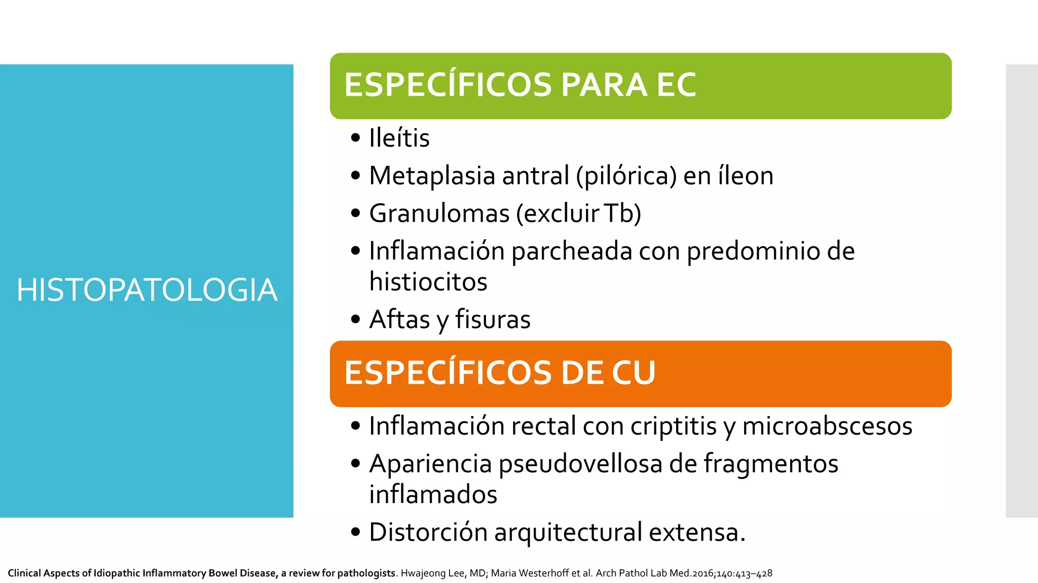 Enfermedad inflamatoria intestinal | PPTX
