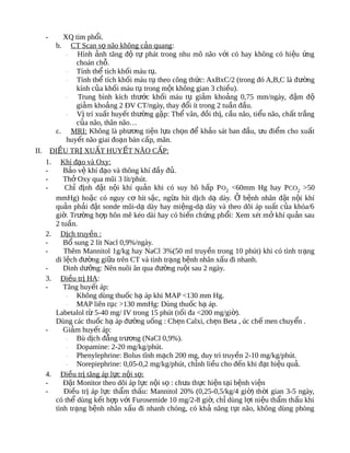 Xuat huyet nao | PDF